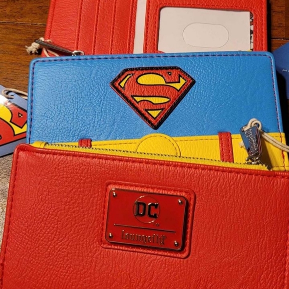 Loungefly | Bags | Loungefly Dc Vintage Superman Wallet | Poshmark